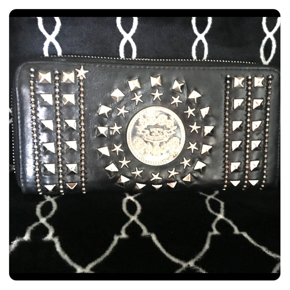 Bags | Revolution Studded Wallet | Poshmark